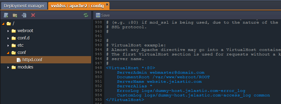 Name Based Virtual Host In Apache Jelastic Dev Docs